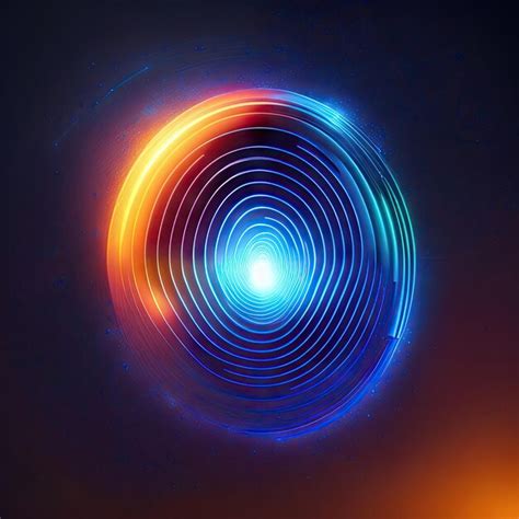 Premium Photo Fingerprint Scanning Cyber Security Concept Abstract Technology Background