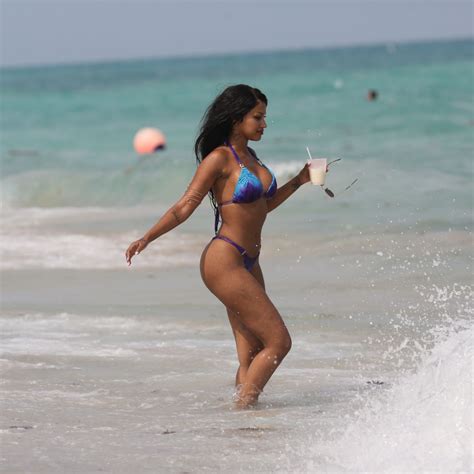 Fanny Neguesha In Bikini On The Beach In Miami Hawtcelebs
