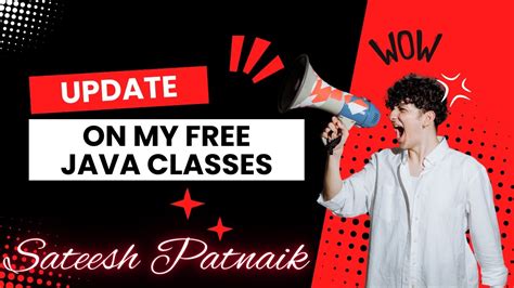 Update On My Free Core Java Online Classes Any One Can Join In This Free Core Java Online