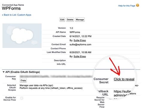 Salesforce Addon Wpforms