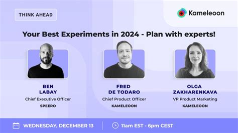 Kameleoon On Linkedin Ready To Elevate Your Experimentation Game In 2024 🚀 As Leaders In The…
