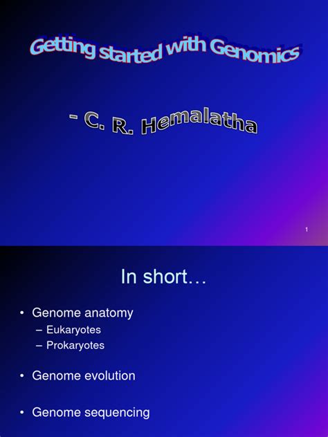 Introduction To Genomics Pdf Genome Gene