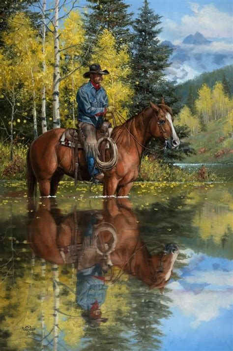 Pin By Leila Cabral On Cowboys Cowboy Art Western Art Cowboy Artwork