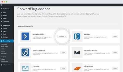 How To Use The Convertplug Addon Installer Documentation