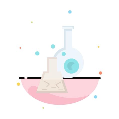Beaker Lab Test Tube Scientific Flat Color Icon Vector 19173627 Vector