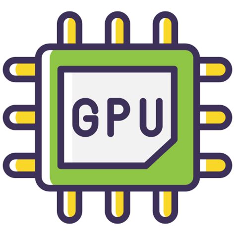 Gpu Generic Color Lineal Color Icon