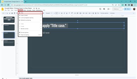 Google Slides Change Case In 6 Easy Steps