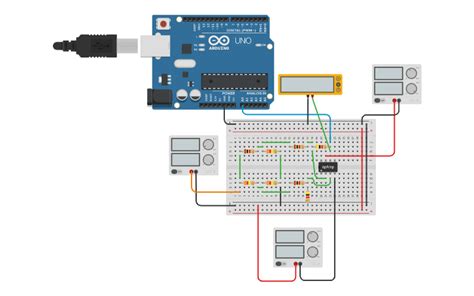Circuit Design Instrumenatation Opamp Tinkercad
