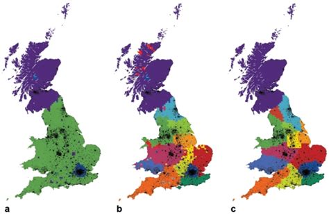A Even With Just Three Regions We Obtain A Total Modularity Of 031