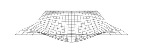 grid with convex effec futuristic distorted net warped mesh texture