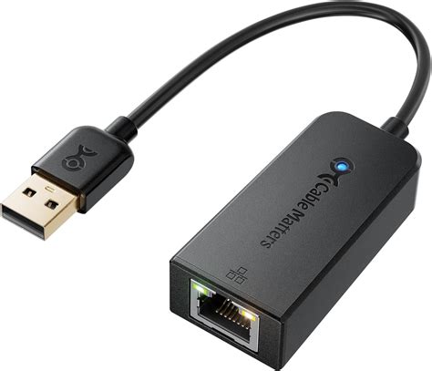 Cable Matters Plug And Play Usb To Ethernet Adapter With Pxe Mac Address Clone Support Ethernet