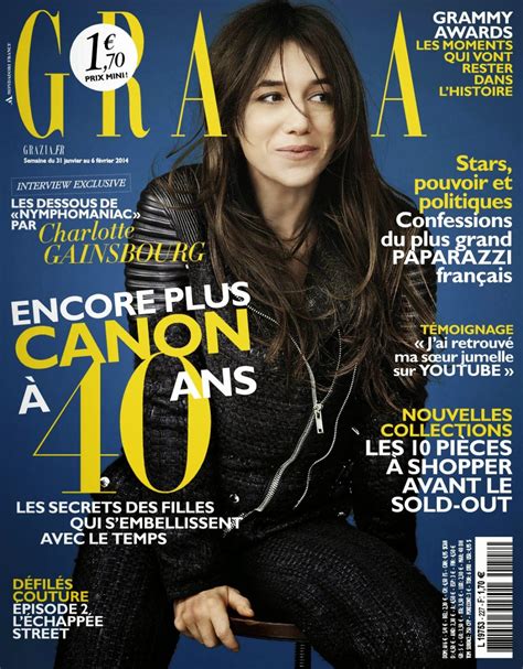 Charlotte Gainsbourg Hq Pictures Grazia France Magazine Photoshoot