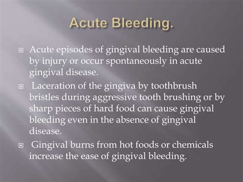Clincial Features Of Gingivitis Ppt