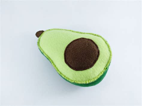Felt Avocado Pdf Pattern Sewing Pattern Tutorial Step By Step Educational Toy Play Food