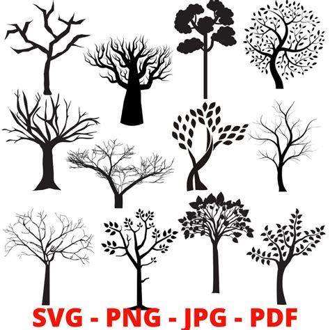 Tree Branches Svg Etsy