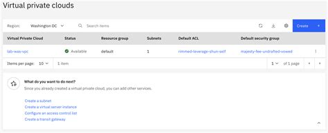 Create A Virtual Private Cloud Confidential Computing Linuxone Workshop