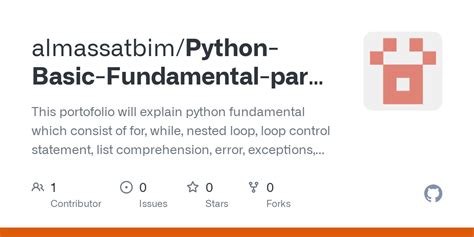 GitHub Almassatbim Python Basic Fundamental Part 2 This Portofolio Will Explain Python