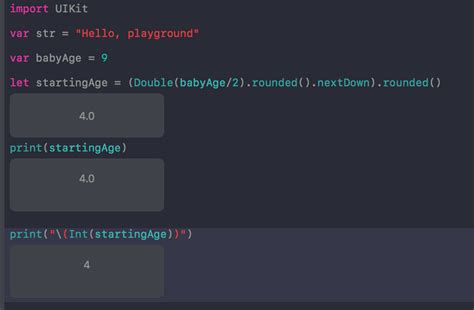 Ios Why In Swift When I Convert From A Double To An Int Is It