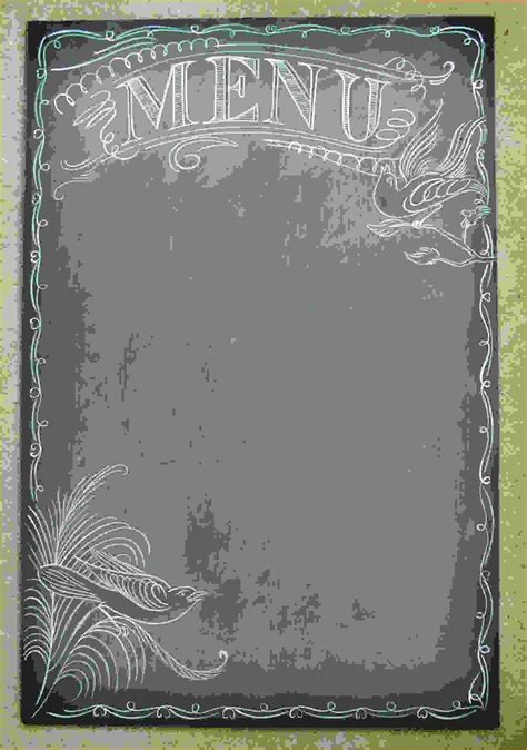 Blank Fancy Menu Template Printable Menu And Chart With Blank For Fancy Blank Fancy Menu Template Printable Menu And Chart With Blank For Fancy