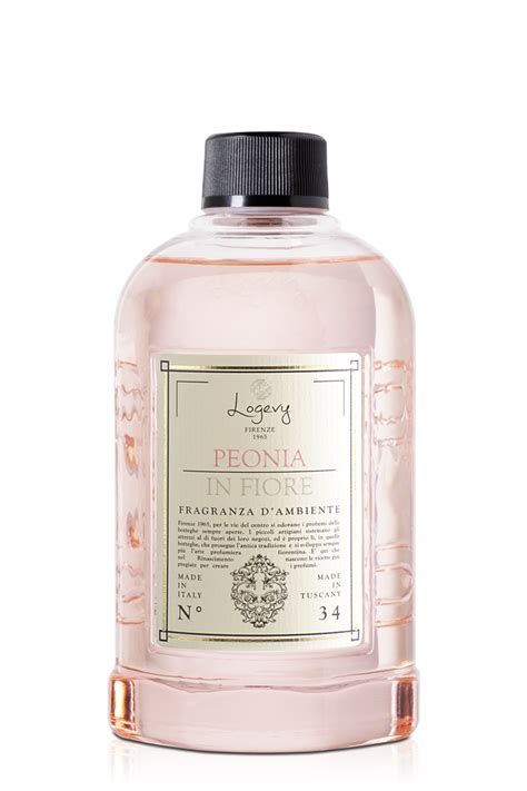 Наповнювач для аромадифузору Logevy Firenze Refill Peonia In Fiore Квітка Піона 500 мл Log0093