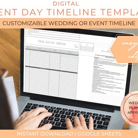 Run Of Show Template Etsy