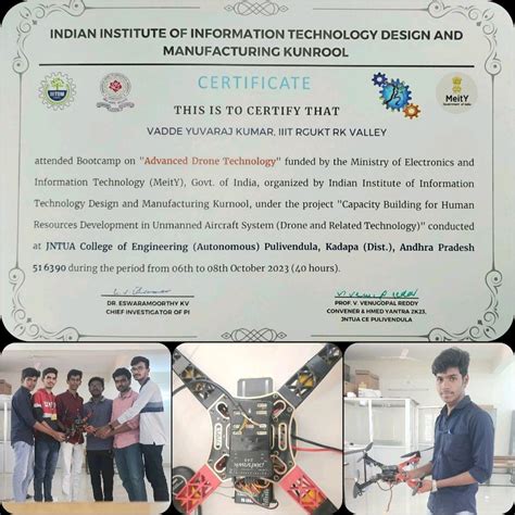 yuvaraj kumar vadde on linkedin dronetechnology certification