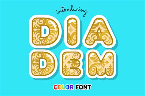 Diadem Font By JUSTTYPE Creative Fabrica
