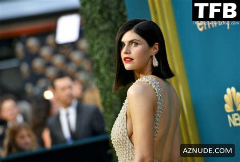Alexandra Daddario Sexy Seen Flaunting Her Stunning Figure At The Annual Emmy Awards In Los