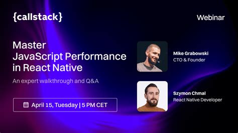master javascript performance in react native