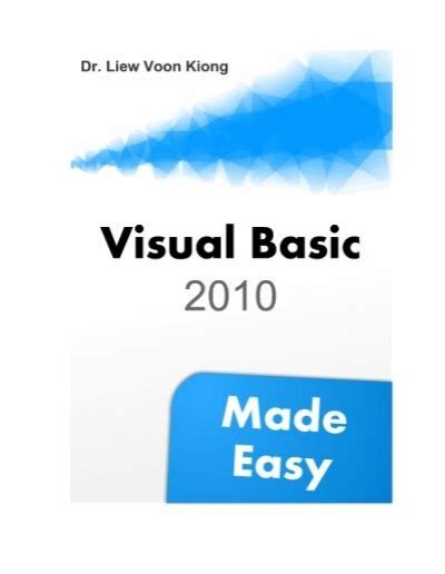Download Visual Basic Tutorial