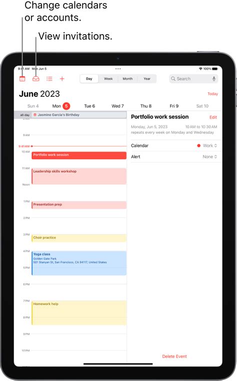 Create And Edit Events In Calendar On IPad Apple Support AU