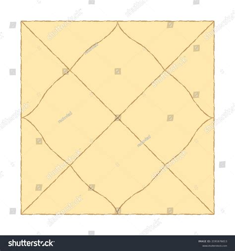 Vedic Astrology Birth Chart Template Northern Stock Vector Royalty Free Shutterstock