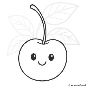 12 Disegni Da Colorare Di Ciliegie Disegni Da Colorare Gratuiti Per