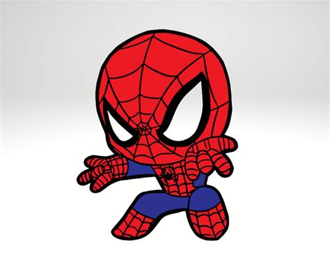 Hoe Teken Je Chibi Spiderman Kleurplaat Hertje Tekenen Beste Vriendin