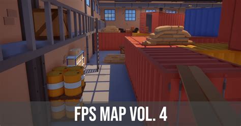 Low Poly Fps Map Vol4 3d Industrial Unity Asset Store
