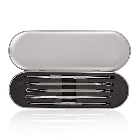 Pimple Popper Kit Double Ended Tools For Acne Removal Anti Allergic Design Ergonomically