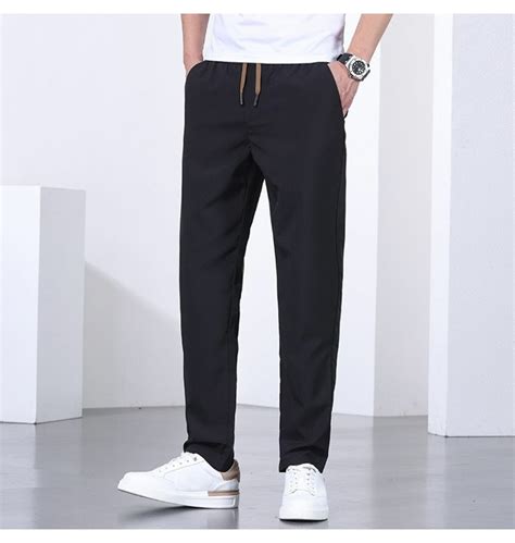 스트레인지 남자데일리룩 트레이닝 바지 밴딩 캐주얼 여름 얇은 정장 팬츠 루즈핏 일자 중 Kuk2 티몬