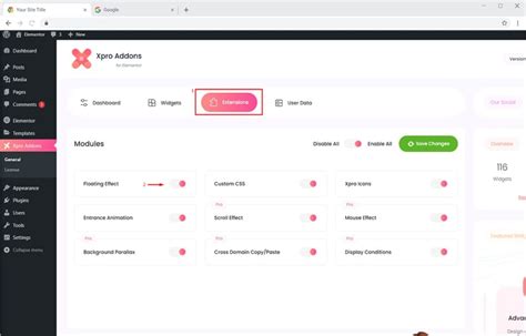 How To Add And Use Elementor Floating Effect Extension Free