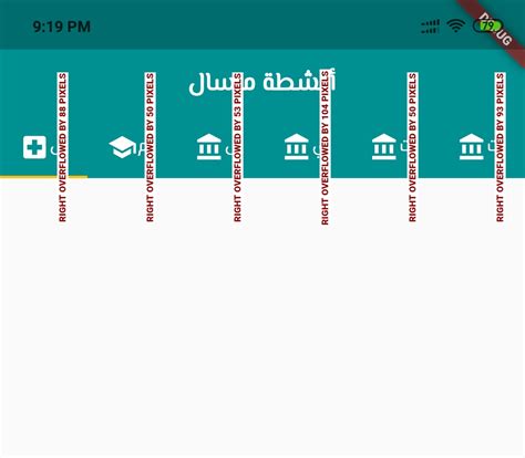 Right Overflowed By 88 Pixel In Tab Bar Flutter Tabbar Stack Overflow