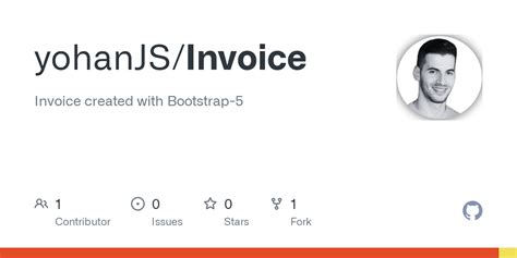 GitHub YohanJS Invoice Invoice Created With Bootstrap
