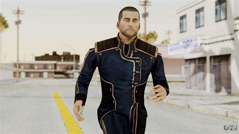 Mass Effect 3 Shepard Formal Alliance Uniform Para Gta San Andreas