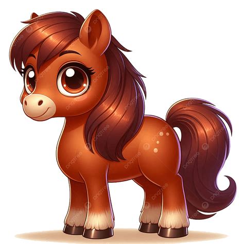 Lindo Dibujo Animado De Caballo