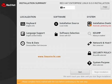 Red Hat Enterprise Linux RHEL 8 Installation Steps With Screenshots