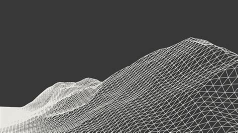 추상 와이어프레임 배경입니다 3d 그리드 기술 일러스트 풍경 블랙에 흰색 0명에 대한 스톡 벡터 아트 및 기타 이미지 0명 각도 개발 Istock