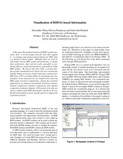Pdf Visualizing Rdfs Based Information