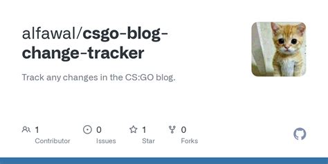 GitHub Alfawal Csgo Blog Change Tracker Track Any Changes In The CS GO Blog