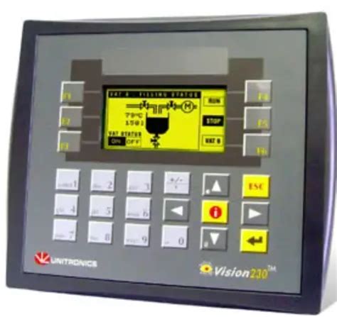 Unitronics V230 Vision Plchmi Controller With Embedded Hmi Panel User Guide