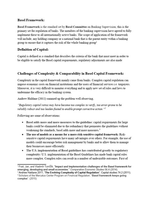 Basel Framework Pdf Basel Iii Capital Requirement