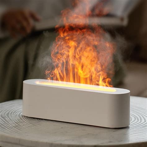 Essential Oil Diffuser Fireplace Fire Flame Aromatherapy Diffuser