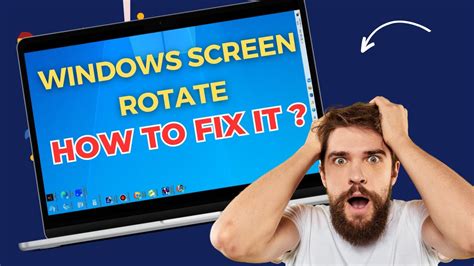 How To Fix Rotate Windows Screen Flip Screen Fix It YouTube
